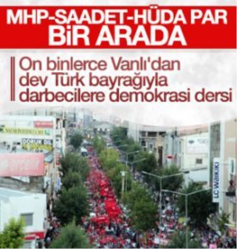 MHP, SAADET PARTİSİ, HÜDA PAR BİR ARADA